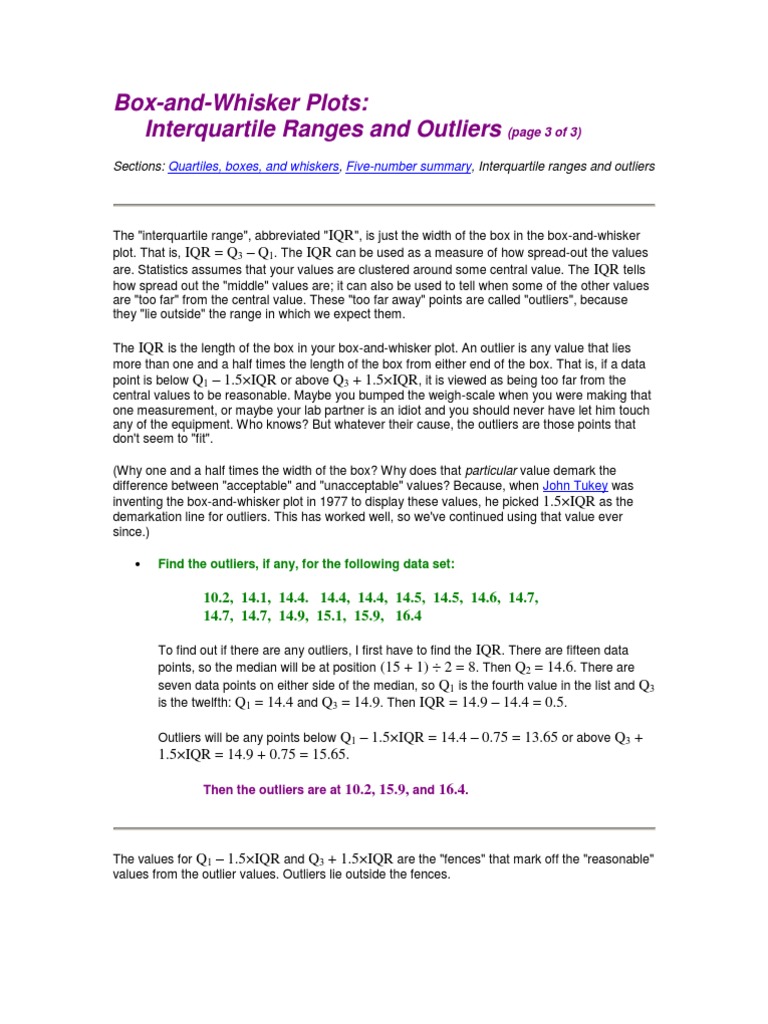Boxplot Outlier | PDF | Robust Statistics | Data Analysis