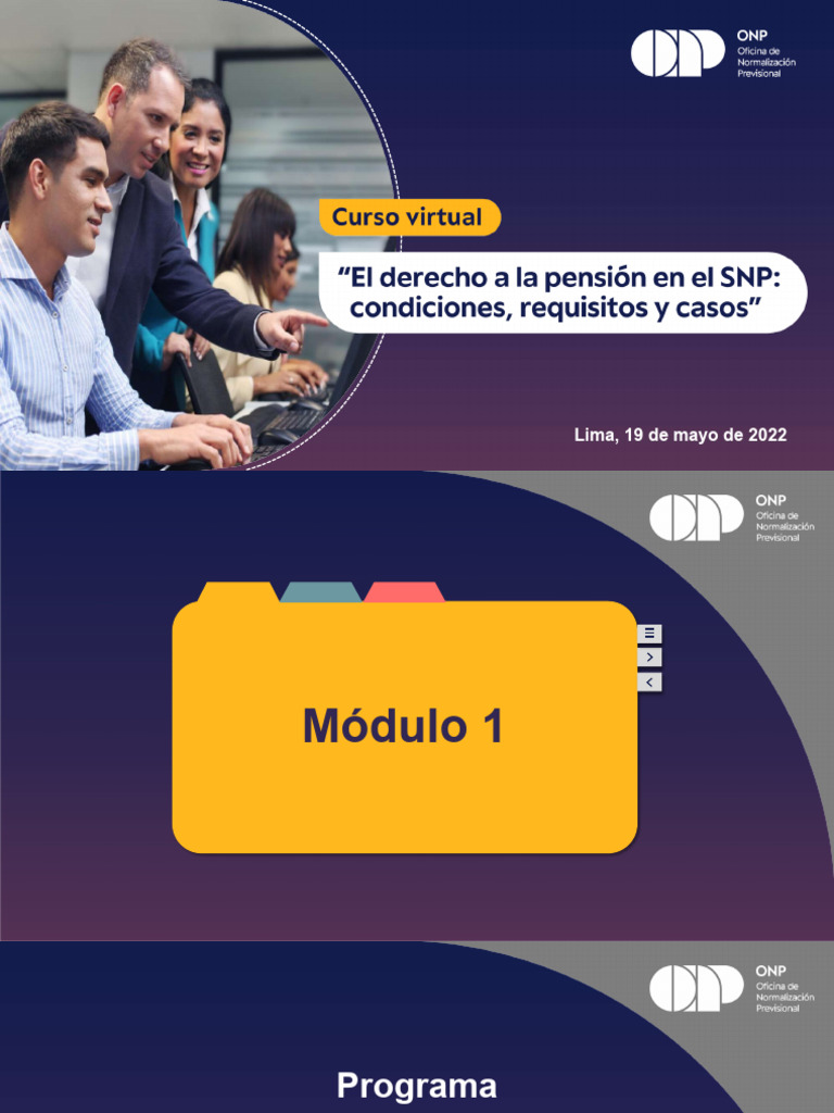 Material Modulo 01 | PDF | Pensión | Bienestar