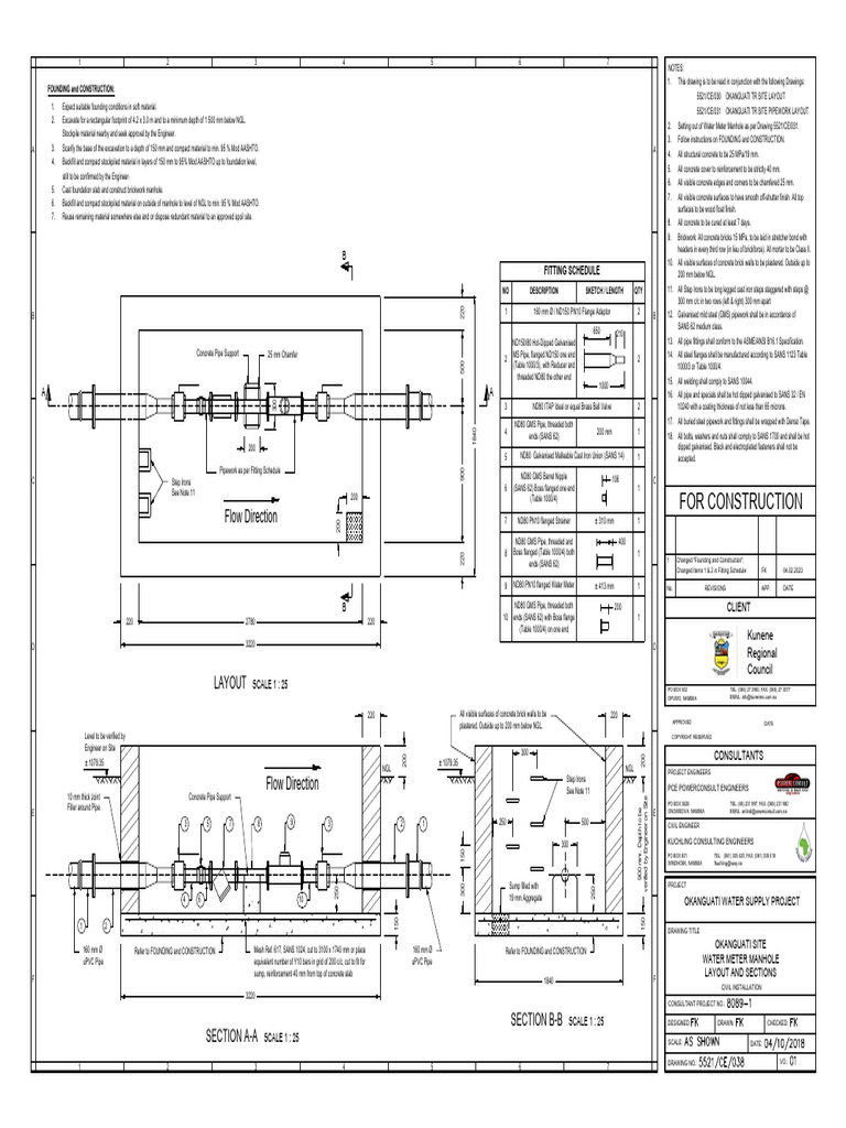 CE038 Rev1 | PDF | Pipe (Fluid Conveyance) | Building Engineering
