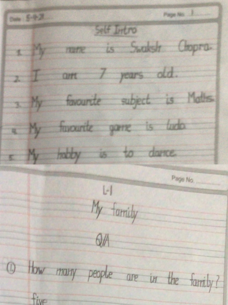 Evs-Term 1 Notebook Work | PDF