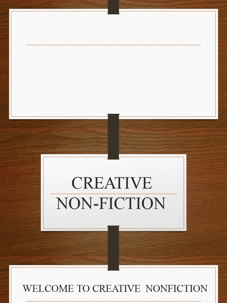 Discussion Lesson 1 Creative | PDF | Poetry | Creative Nonfiction
