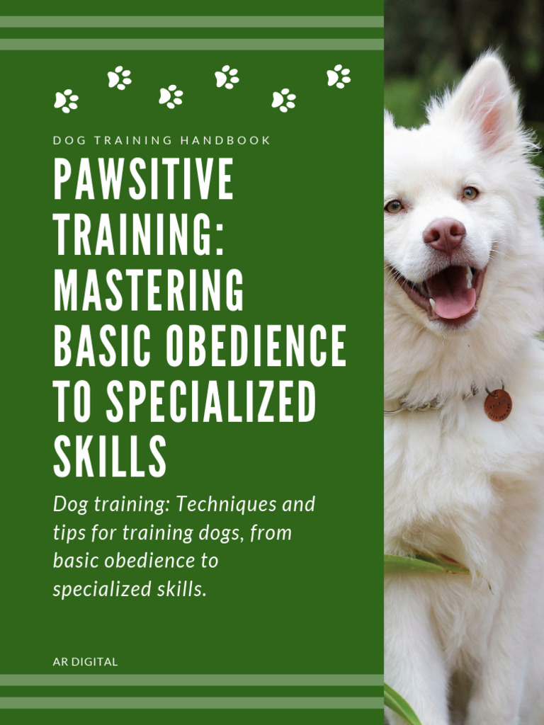 Dog Training Handbook | PDF | Dog Training | Reinforcement