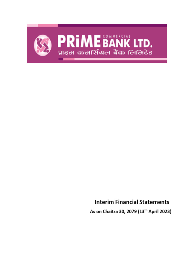 PCBL-Interim Financial Statements FY 2079-80 QTR III | PDF