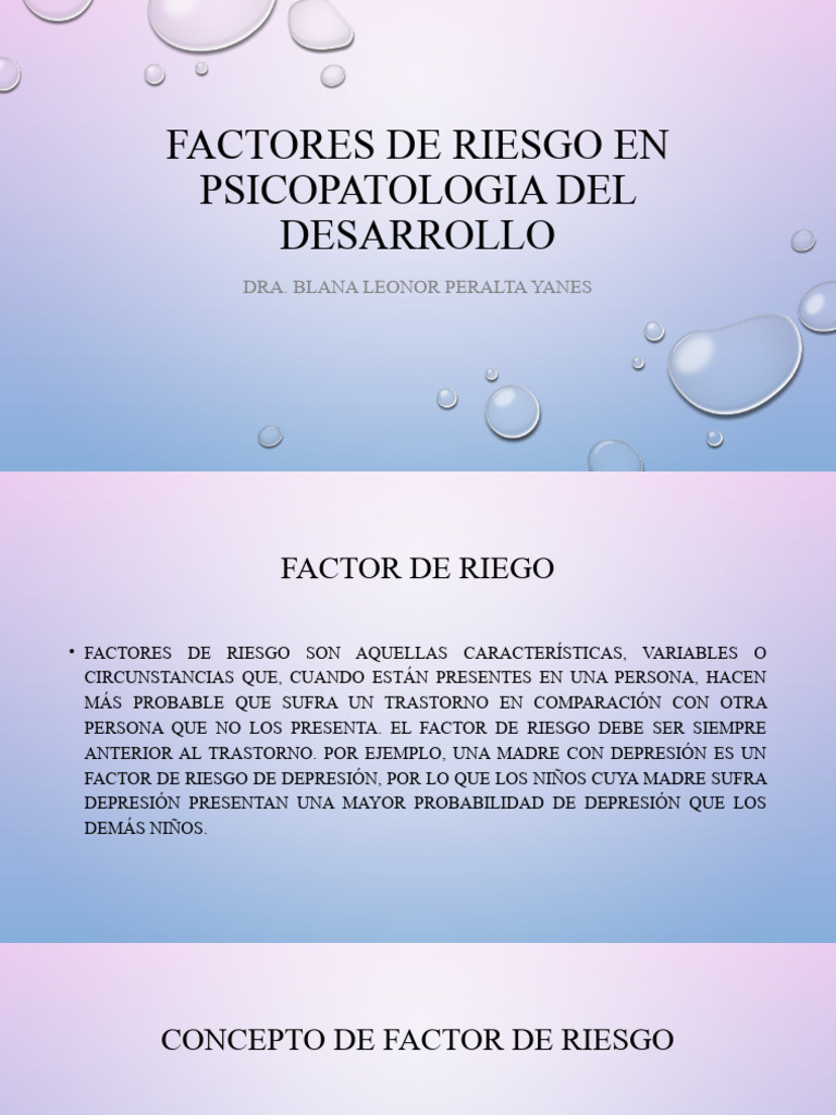Factores de Riesgo en Psicopatologia Del Desarrollo | PDF | Depresión ... Factores de Riesgo en Psicopatologia Del Desarrollo | PDF | Depresión ...