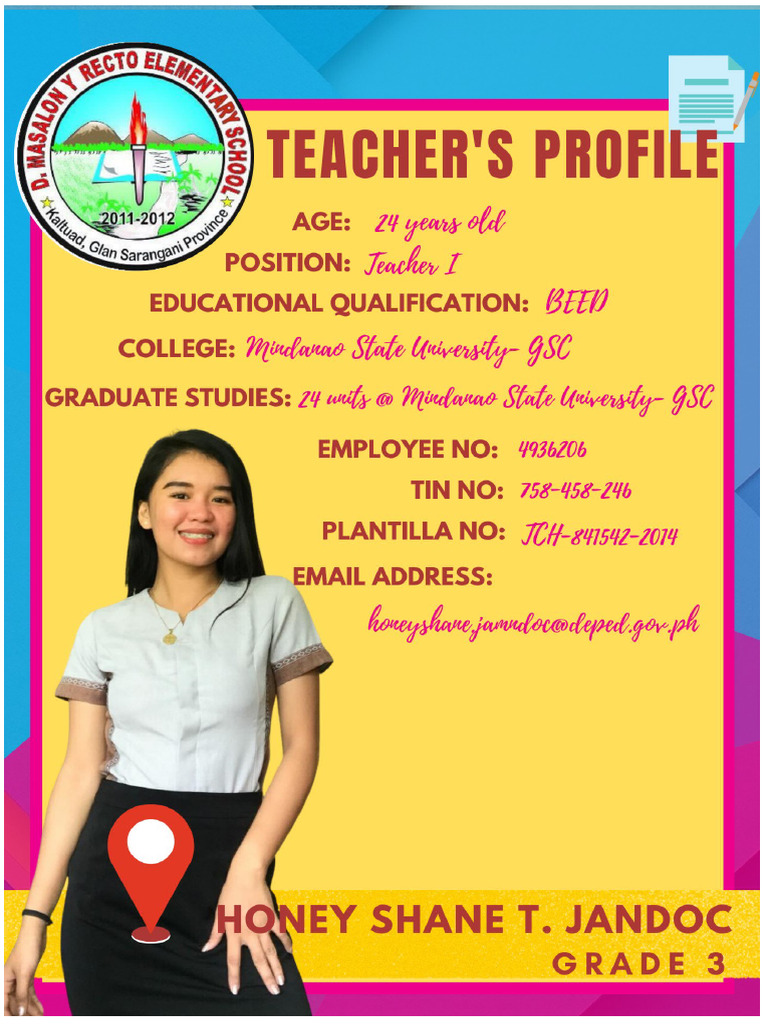 Teachers Profile | PDF