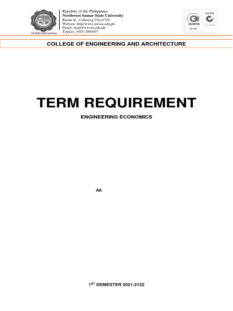 Bes 4 Term Requirement | PDF | Interest | Loans