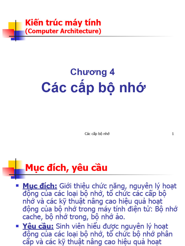 Kien truc may tinh 4 | PDF