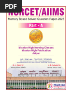 NHM MP CHO Previous Year Papers PDF | PDF | Vaccines | Fetus