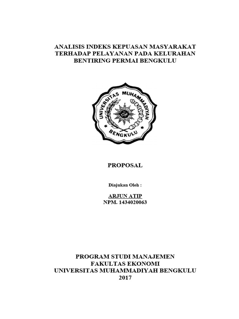 Proposal Arjun | PDF