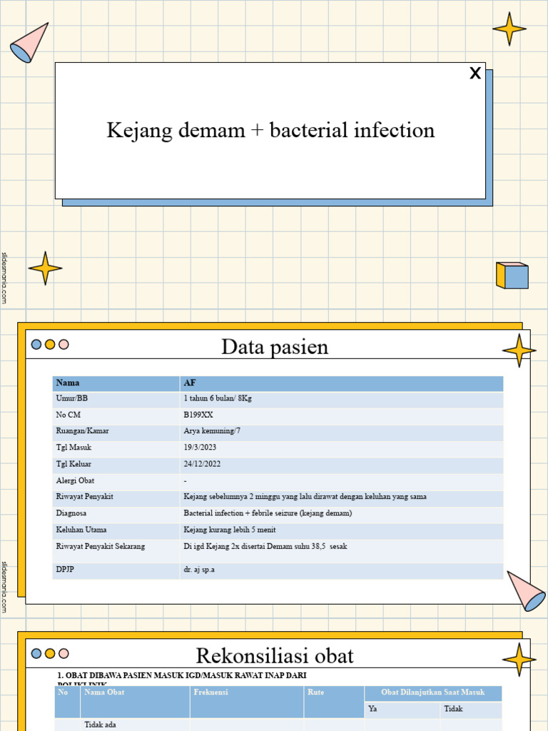19 Agt Sesi 2 Kejang Demam + Infeksi Bakteri | PDF