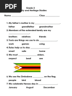 Grade 7 English Paper 1 2025 | PDF