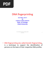 Dna Fingerprinting Bio Project | PDF | Dna Profiling | Dna