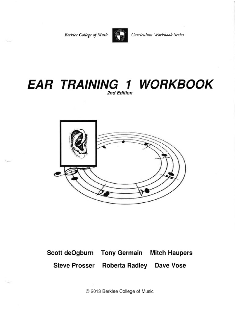 Berklee Ear Training 1.. | Download Free PDF | Interval (Music) | Chord (Music)