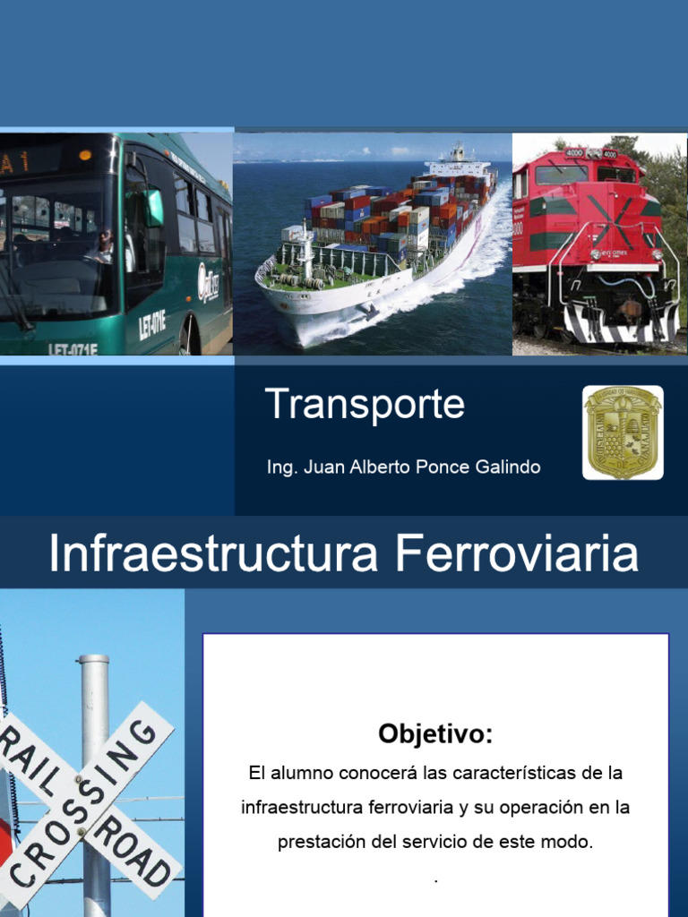 Infraestructura Ferroviaria | PDF | Transporte ferroviario | Transporte