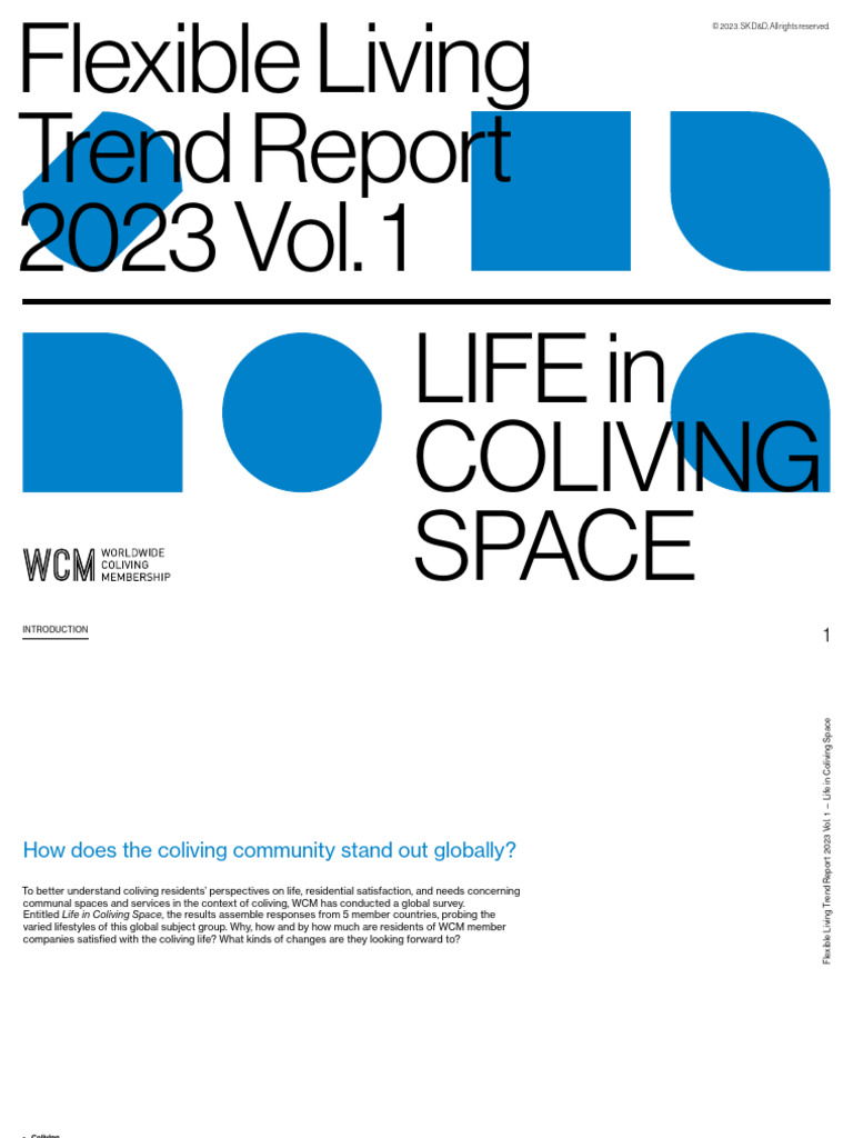 Flexible Living Trend Report 2023 Vol.1 Life in Coliving Space | PDF | Survey Methodology ...