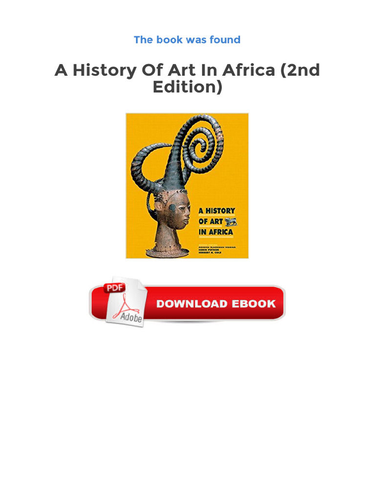 A History of Art in Africa 2nd Edition Free PDF Books | PDF | Africa