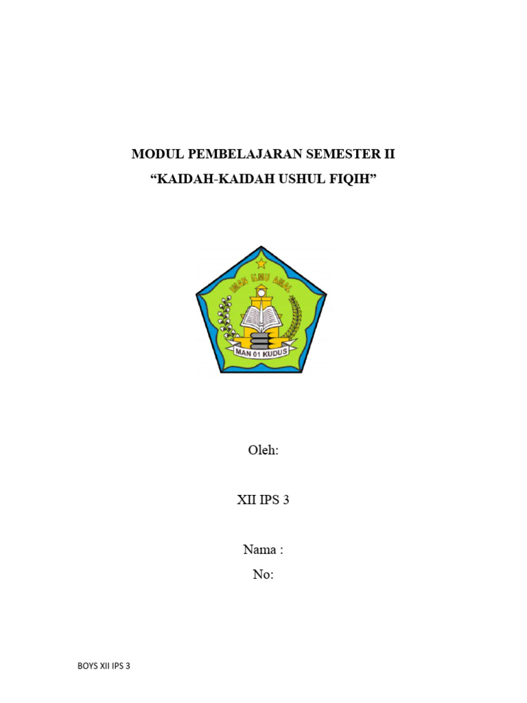 Modul Fiqih SMT Ii | PDF