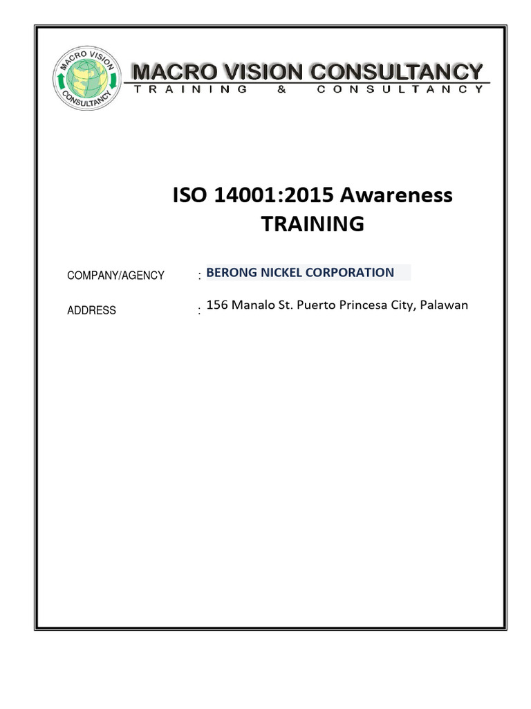 1 Awareness Training | PDF | Audit | Internal Audit
