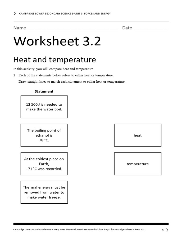 Heat and Temperature | PDF