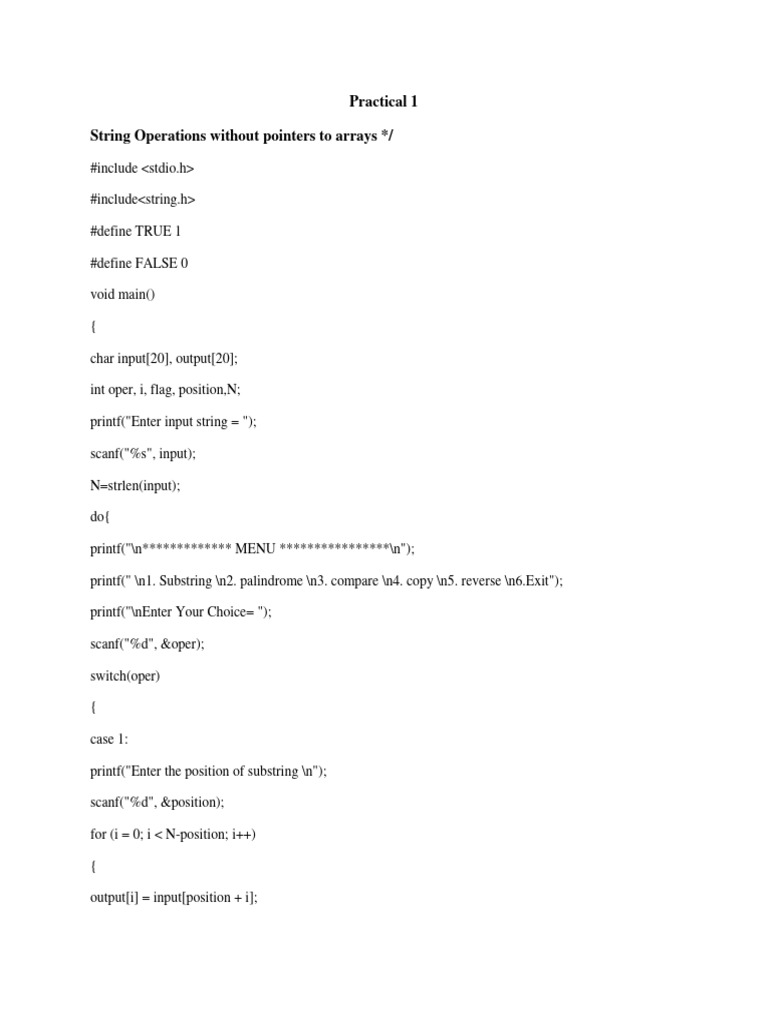 Programs (Data Structure) | PDF