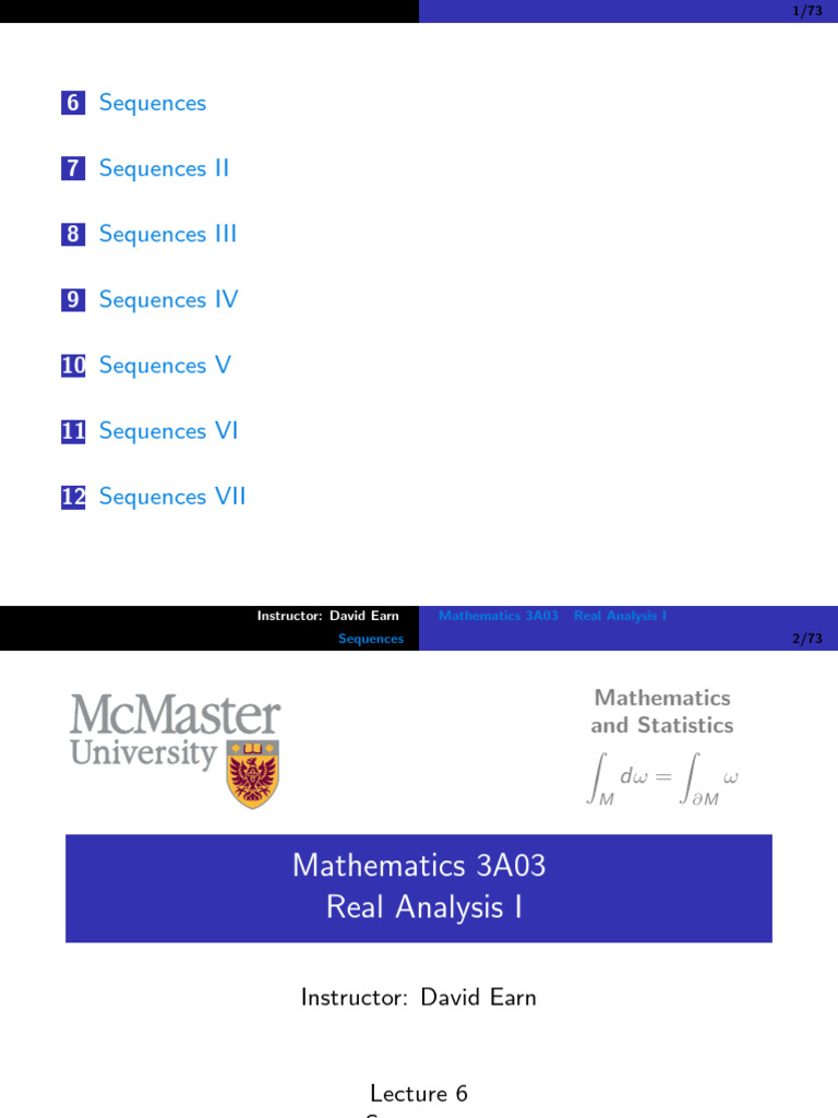 Monotone Sequence and Sub Sequence | PDF | Sequence | Real Analysis