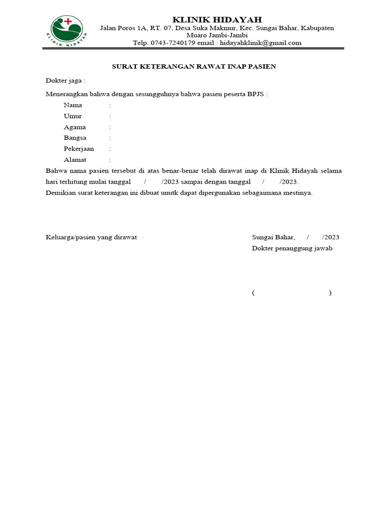 Form Rekam Medik Rawat Inap | PDF | Kesehatan Holistik