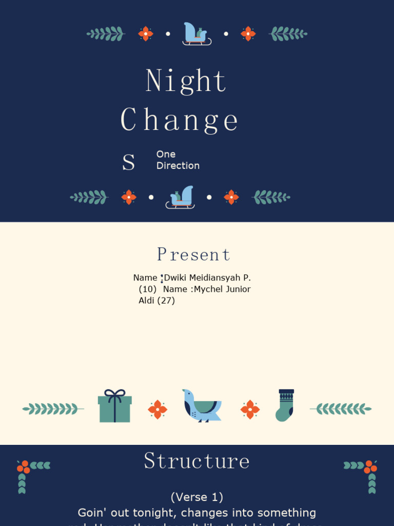 One Direction's "Night Changes" Analysis | PDF