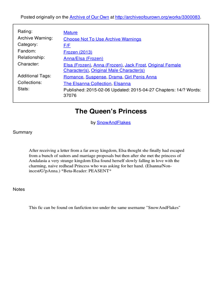 The Queens Princess | PDF