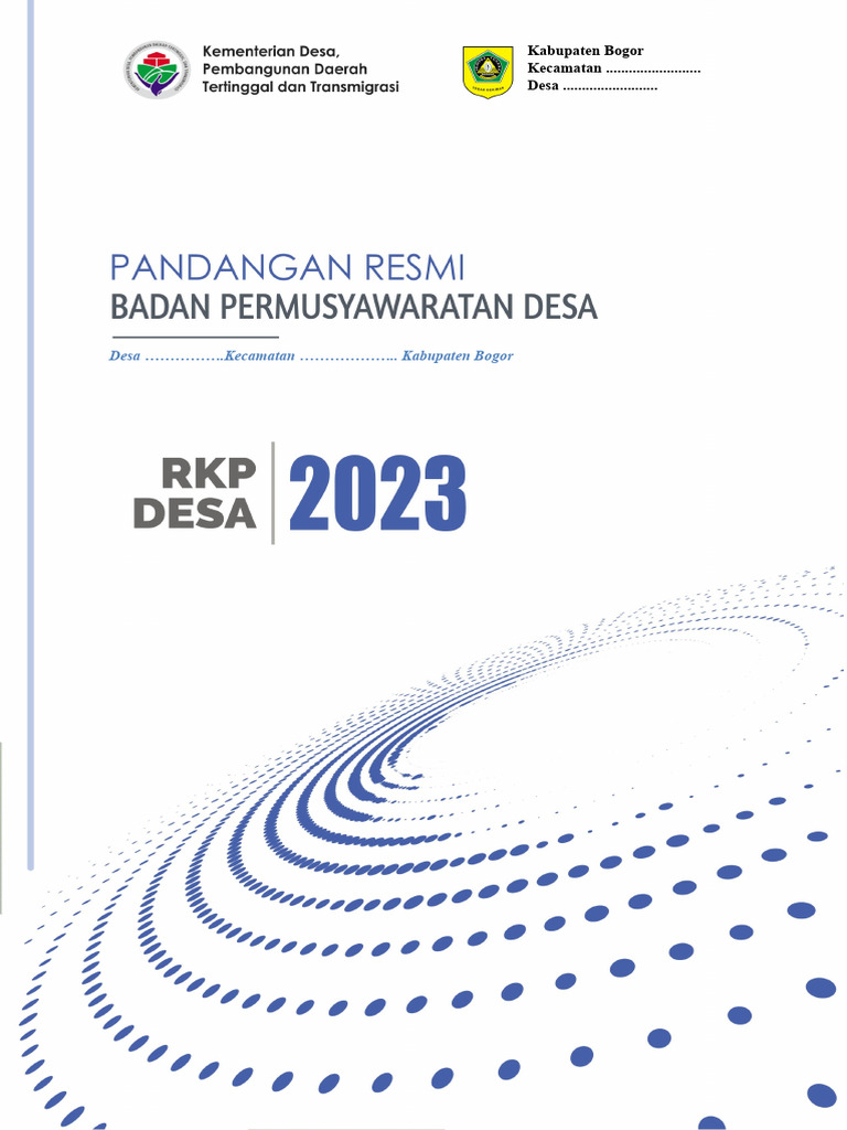 Pandangan Resmi BPD RKP Desa 2024 | PDF