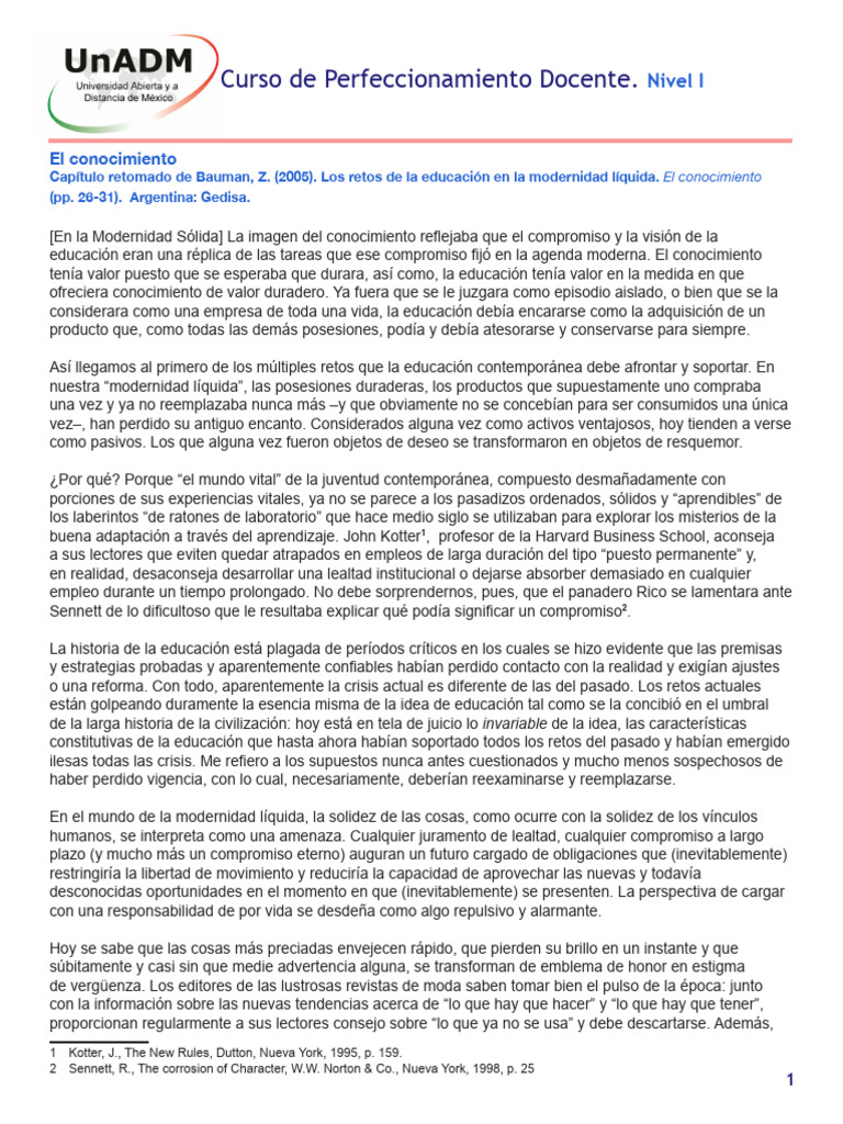 El Conocimiento | PDF | Conocimiento