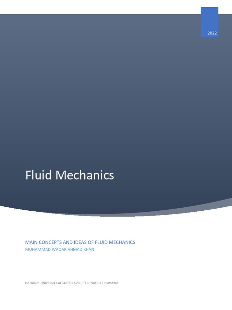 FLUID MECHANICS Fudamentals Notes | Download Free PDF | Fluid Mechanics ...