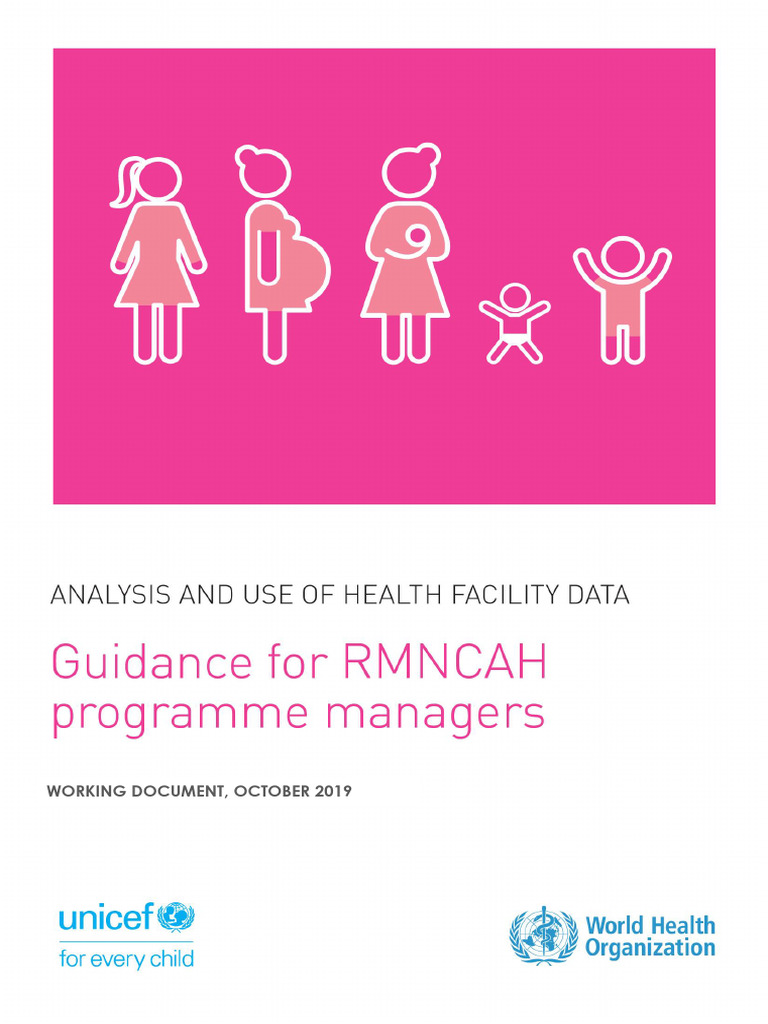 Facility Analysis Guidance-RMNCAH | PDF | Pregnancy | Maternal Death