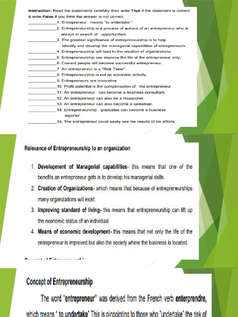 Entrep Module 1 | PDF