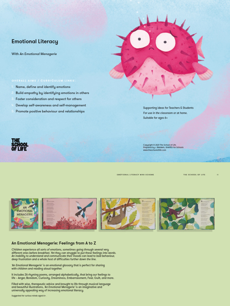 The School of Life-Emotional Literacy | PDF | Anger | Feeling