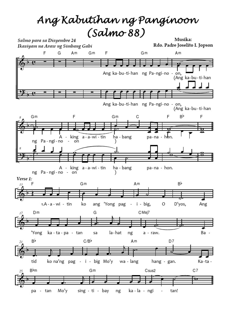 9 Ang Kabutihan NG Panginoon | PDF