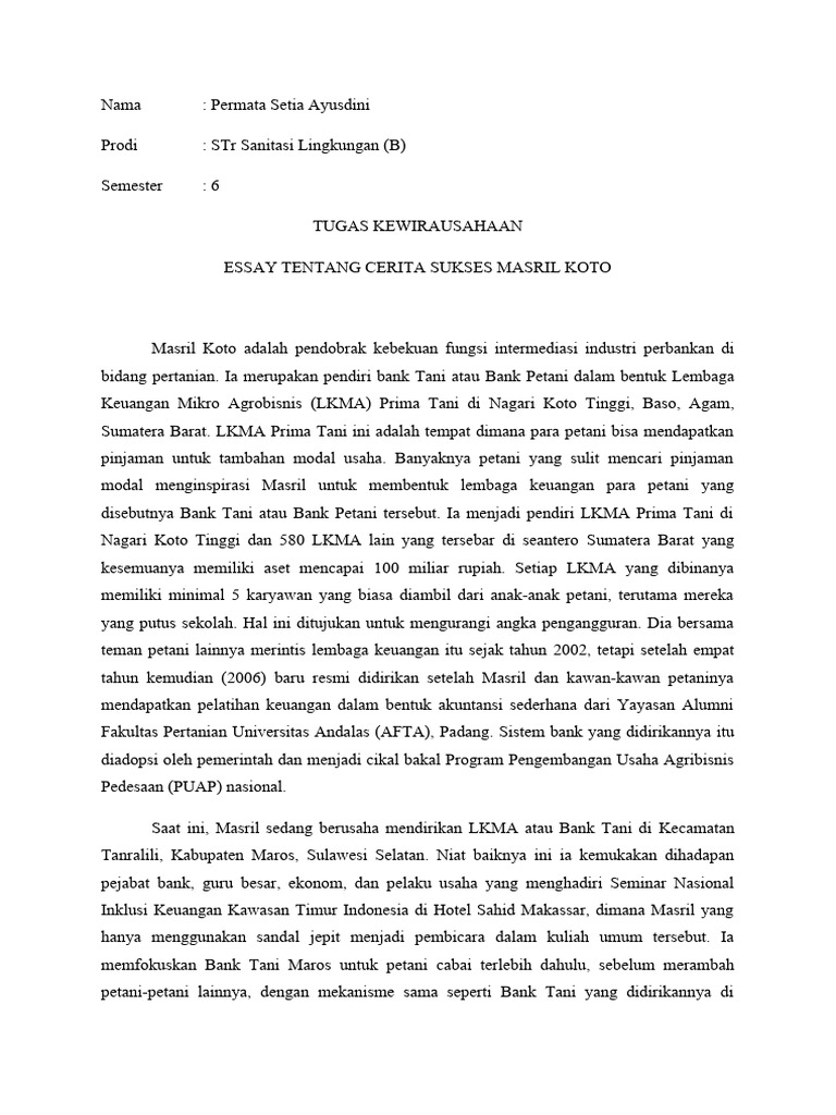 Masril Koto Kwu | PDF