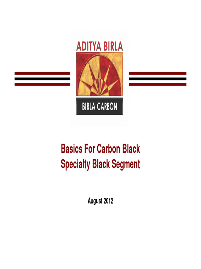 Birla Carbon Black Overview | PDF | Carbon | Porosity