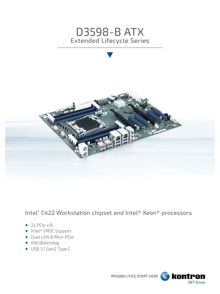 D3598-B-Atx 20200701 Datasheet | PDF | Bios | Usb