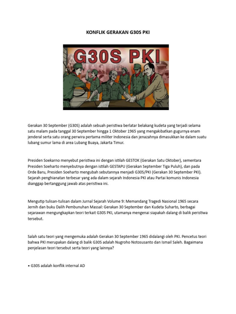 G30S Pki | PDF