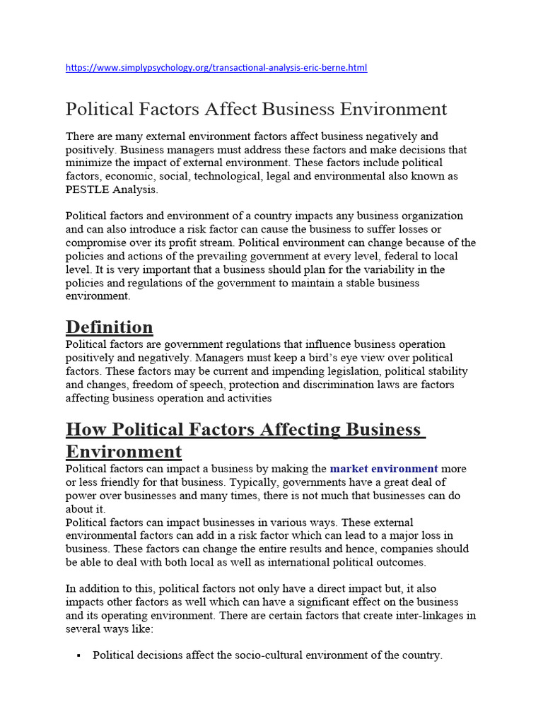Political Pestel | PDF | Inflation | Macroeconomics