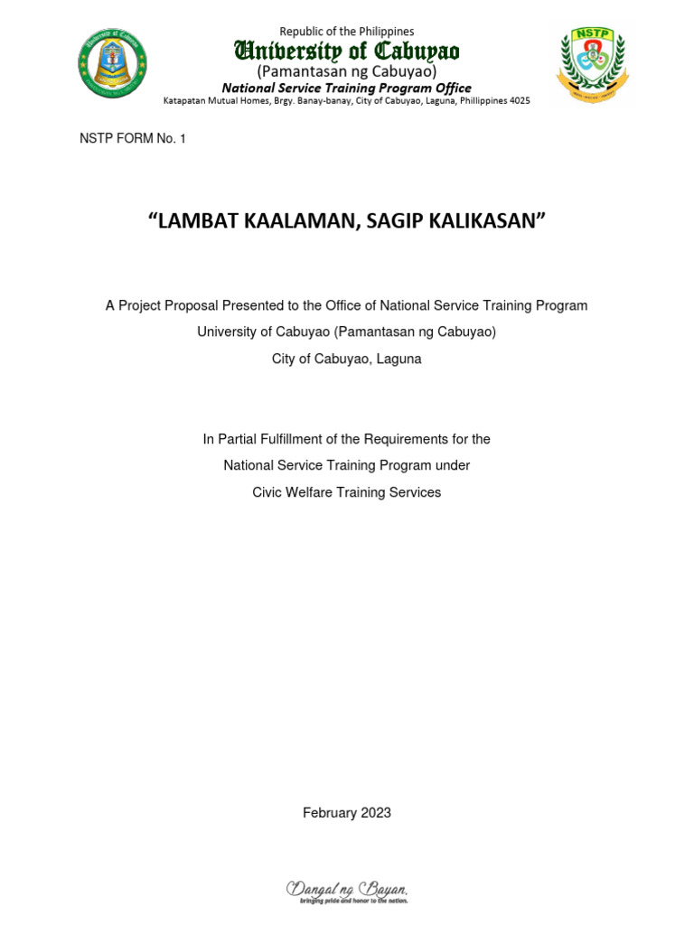 Project Proposal Final With Revision | PDF | Flood