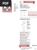 Contoh Biodata Diri Terbaru Dan Lengkap | PDF