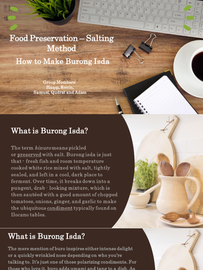 Food Preservation - Burong Isda | PDF | Cooking, Food & Wine | Wellness