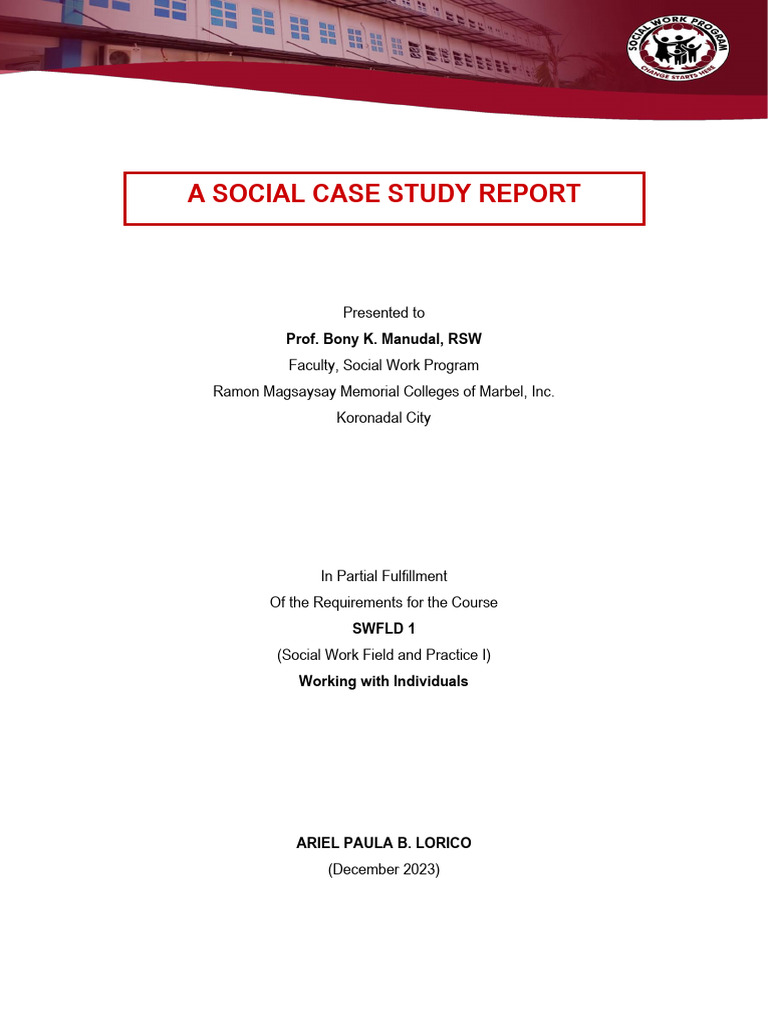 Social Case Study: Client Profile of Toto | PDF | Social Work | Psychology
