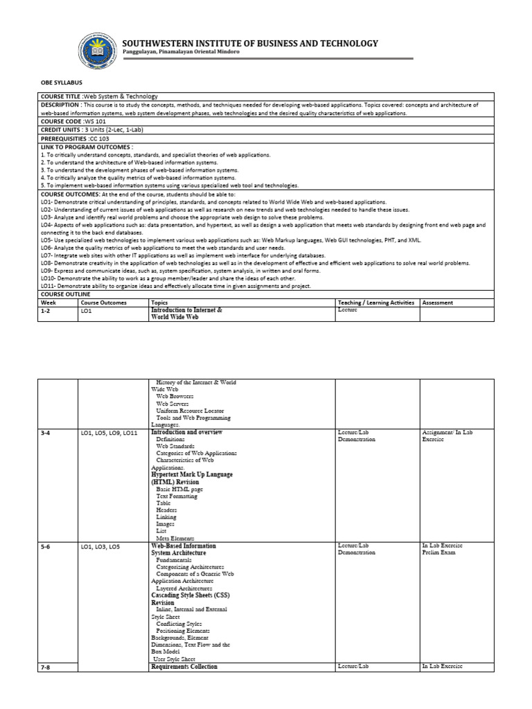 Web System & Technology | PDF | World Wide Web | Internet & Web