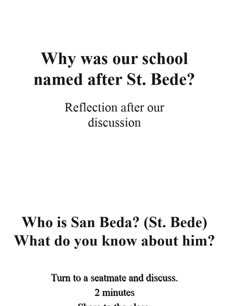 St. Bede-1 | PDF | Bede | God The Father