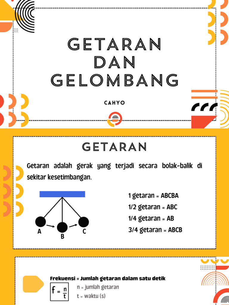 Getaran Dan Gelombang | PDF