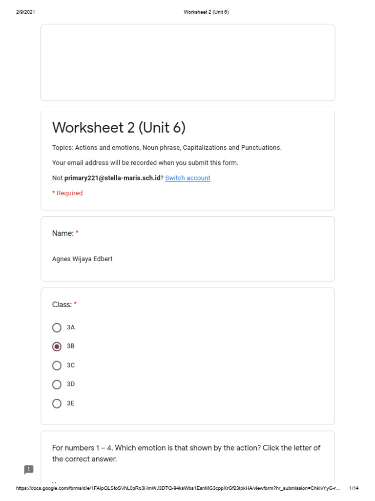 Worksheet 2 (Unit 6) | PDF | Language Mechanics | Syntax