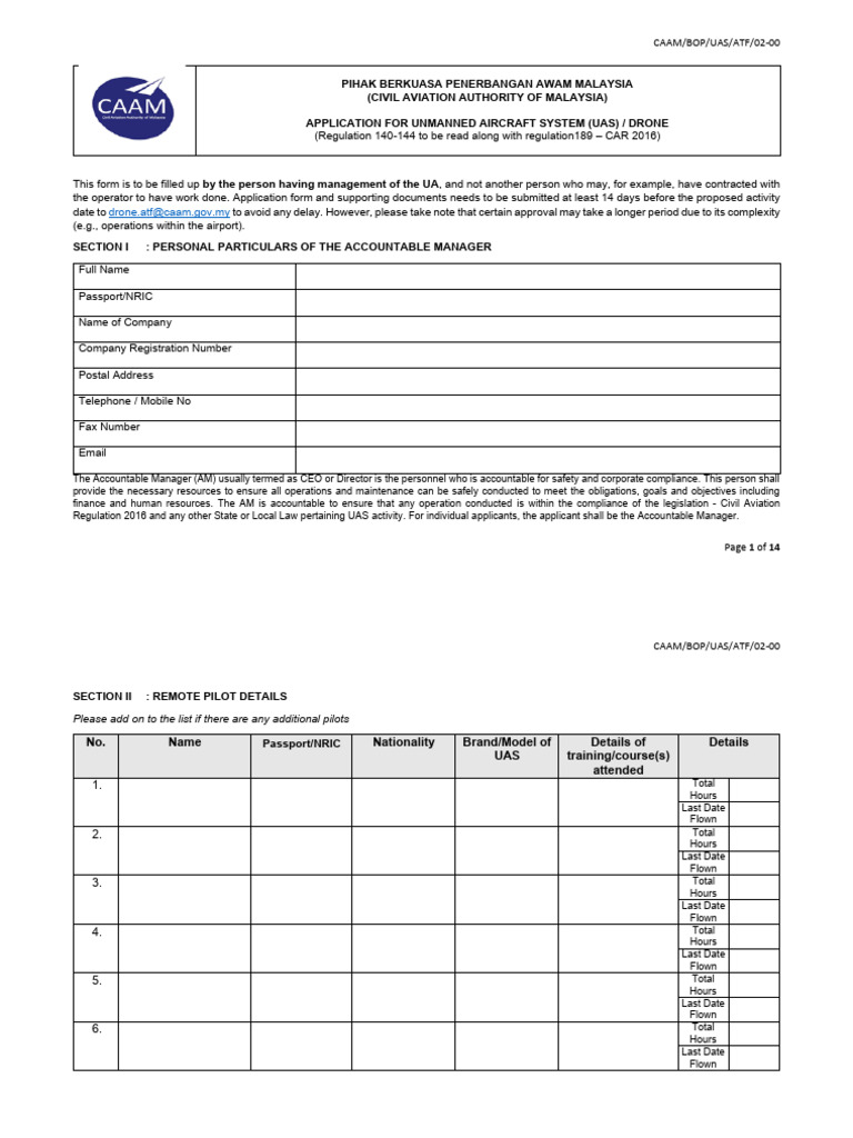 Atf Form 02 00 | PDF | Unmanned Aerial Vehicle | Risk