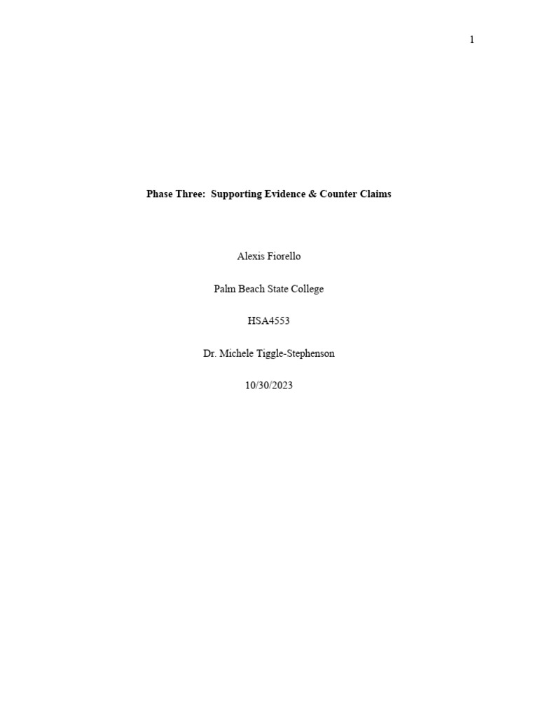 Alexis Fiorello Phase Three Ethics Part Two | PDF | Prenatal ...